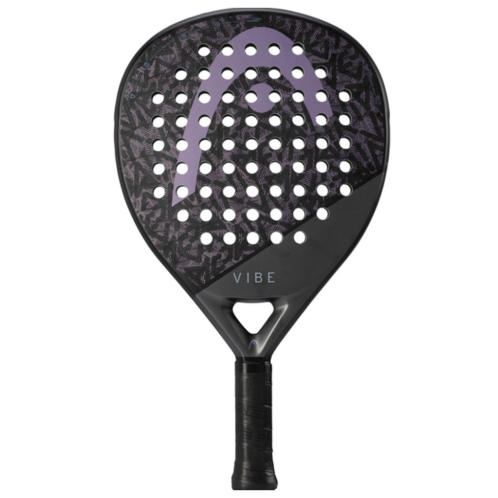 Head Vibe Black/Purple 2025 Padel/Pop Tennis Paddle (226125) | PaddleballGalaxy