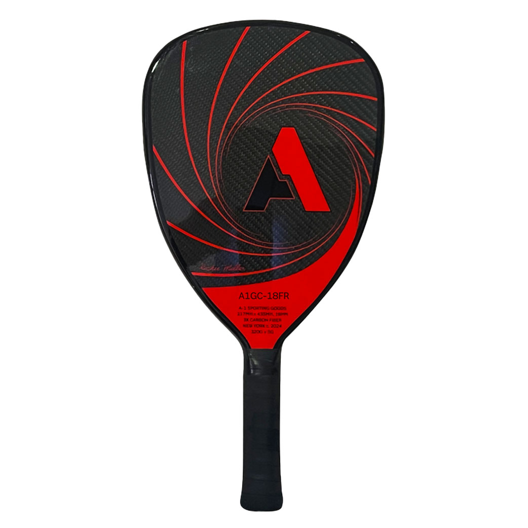 A1 A1GC-18FR Red 'Teardrop' Paddleball Paddle | PaddleballGalaxy