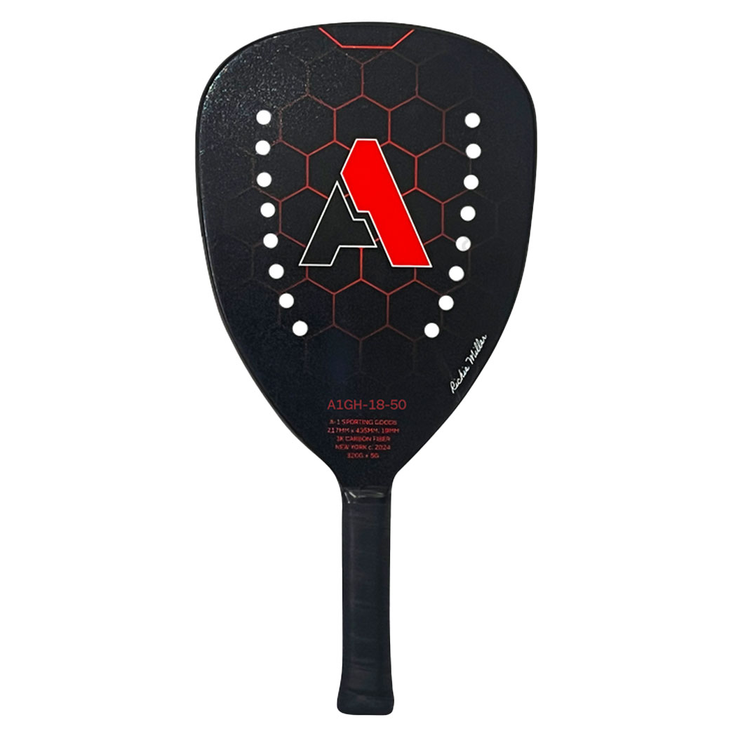 A1 A1GH-18-50 Red 'Teardrop' Paddleball Paddle | PaddleballGalaxy