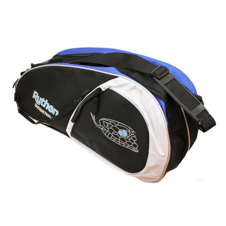 Python Deluxe Black/Blue 3 Paddle Bag | PaddleballGalaxy