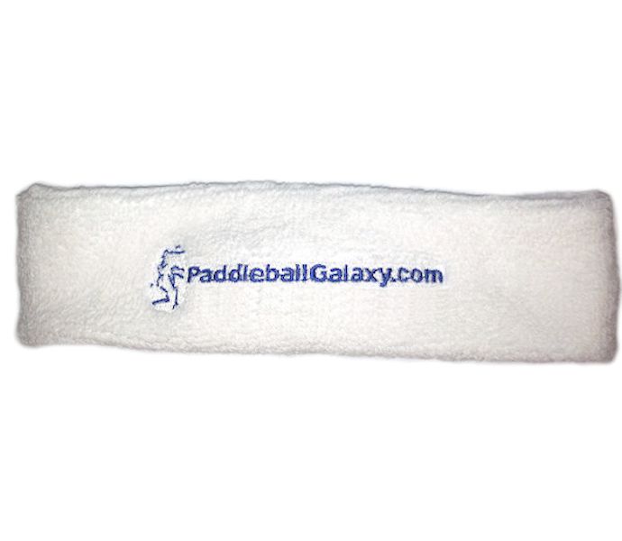 PaddleballGalaxy White Headband | PaddleballGalaxy